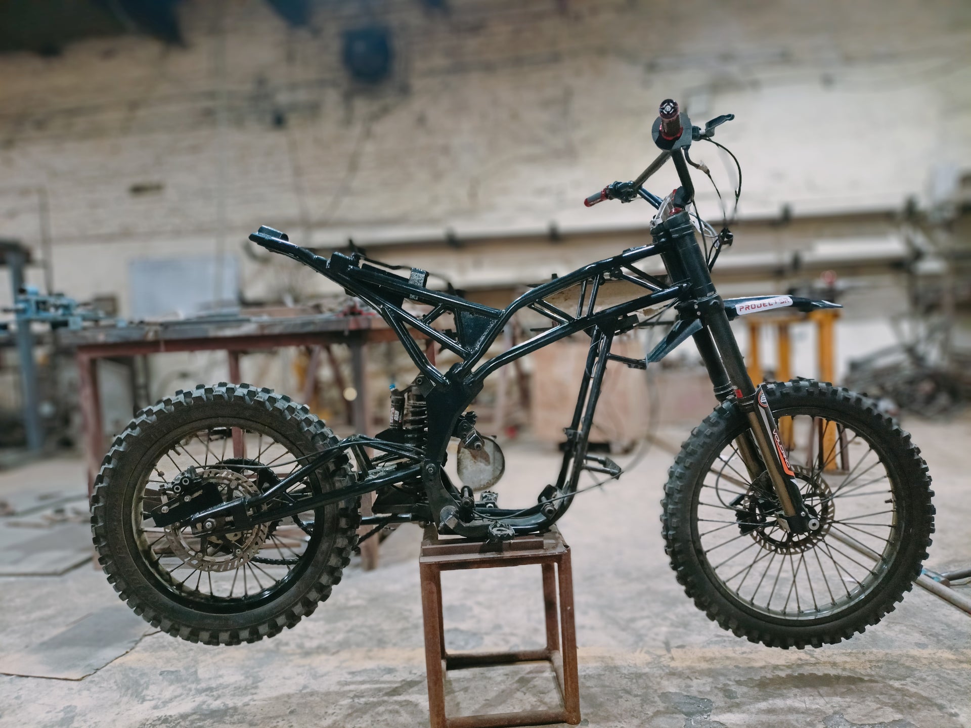 SRC DIY Frame Kit - Electric Dirt Bike/Motorcycle - Light Size Frame ...