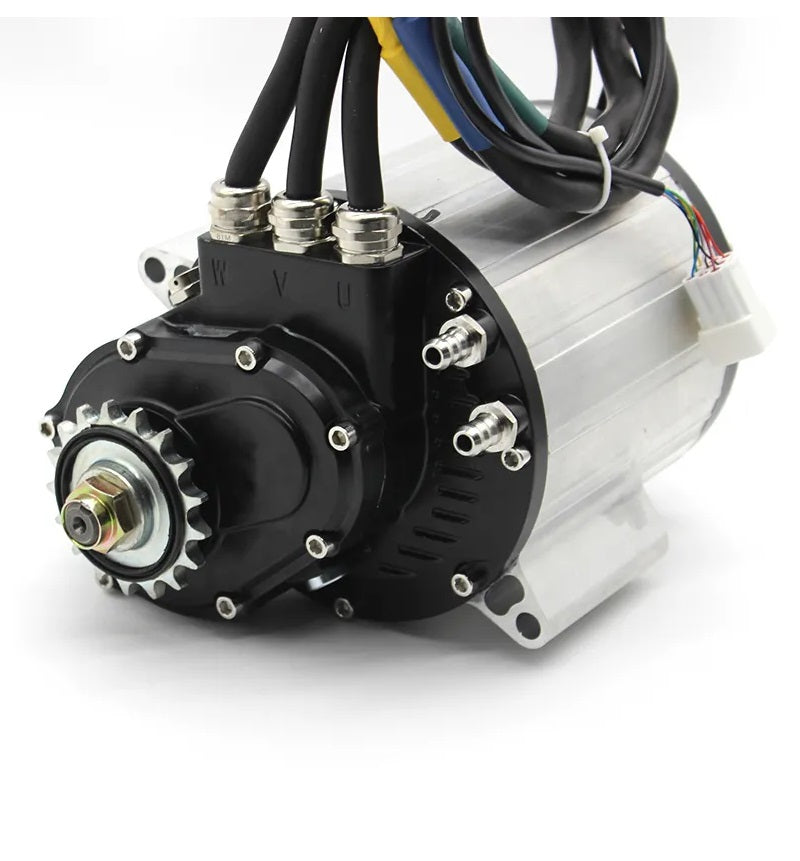 15000W 72V SOTION High Power BLDC Mid Drive Liquid Cooled Motor for El ...